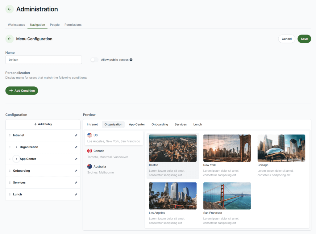 Customize your Confluence Navigation menu | appanvil